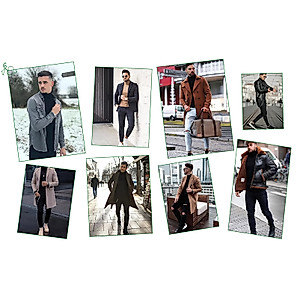 LE VONFORT Mens Turtleneck Long Sleeve T Shirts Slim Fit Thermal Undershirt Lightweight Pullover Black X-Large