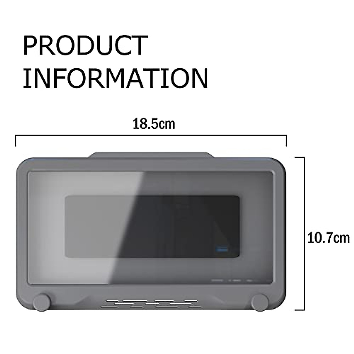 YACSEJAO Upgrade Shower Phone Holder 360° Rotation HD High Sensitivity Wall Mounted Waterproof Phone Case for Shower Bathroom Bathtub Kitchen (Gray)