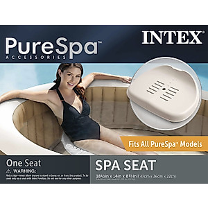 Intex 28502E B00PHX0D34 PureSpa Spa Seat, 1, tan