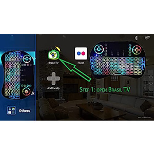 Brazil IPTV Renew Code with Mini Keyboard Compatible with Hbox 6/7, A1/2/3, HTV 3/5 Valid for 1 Year