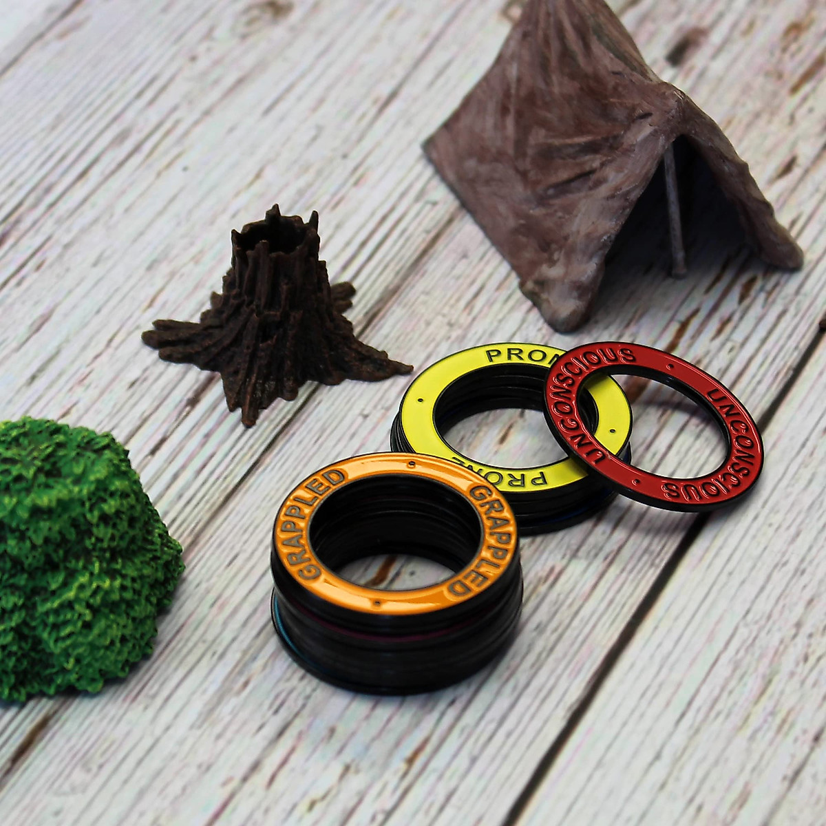 Metal Condition Rings Set | Status Effect Markers for Tabletop RPG Fantasy Games 5e DND