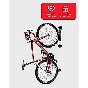 Steadyrack Bike Racks - Classic Rack - Wall Mounted Bike Rack Storage Solution for your Home, Garage, or Bike Park - 4 Pack
