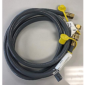 Mont Alpi MANGK Liquid Propane to Natural Gas Grill Conversion Kit with Regulator and 10 Foot Hose for Outdoor Grill Griddle and Pizza Oven