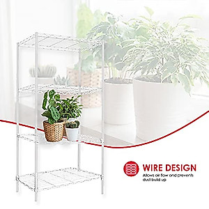 Home Basics Wire Shelf, White