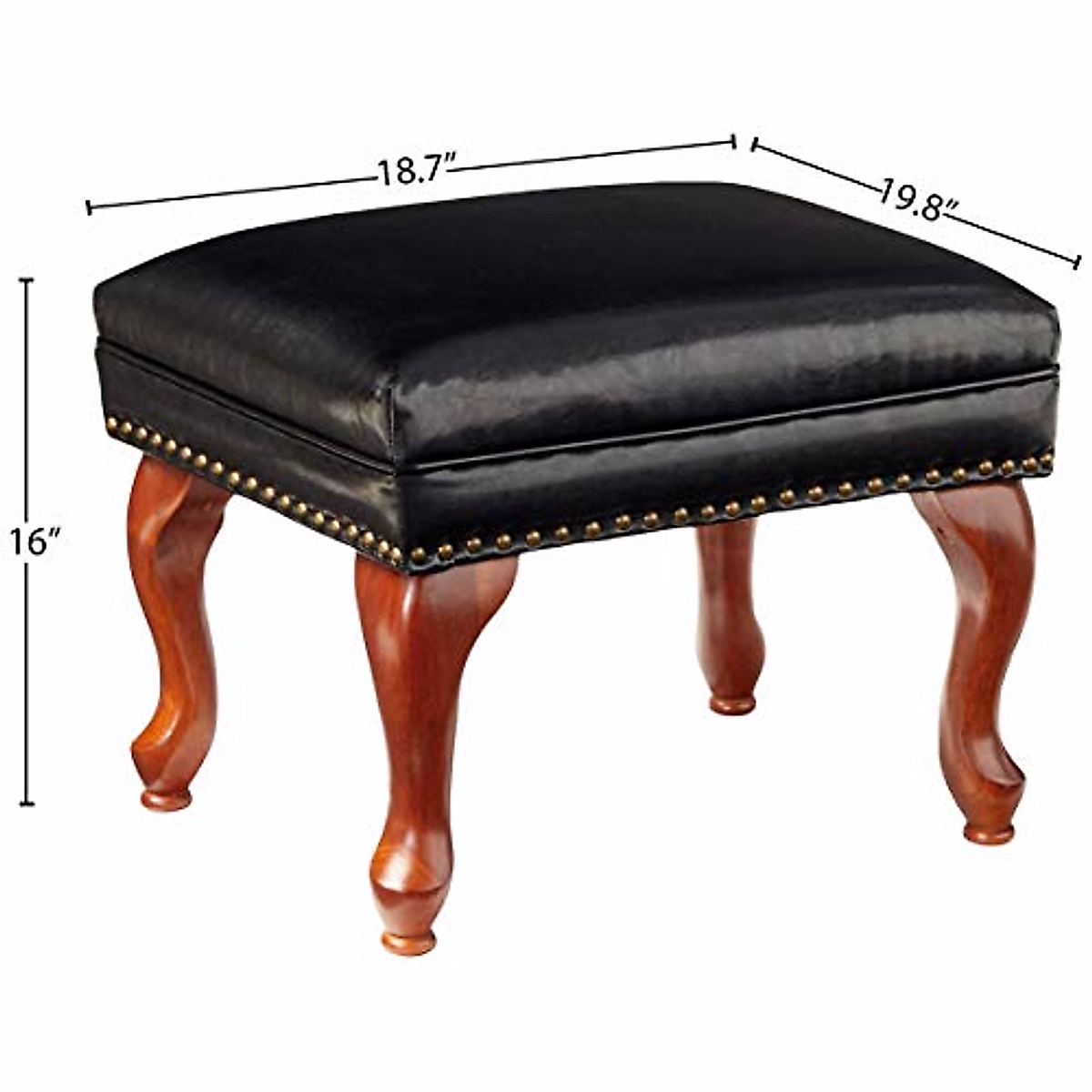 Coaster Furniture Wing Back Button Tufted Accent Chair and Ottoman Black and Espresso 900262