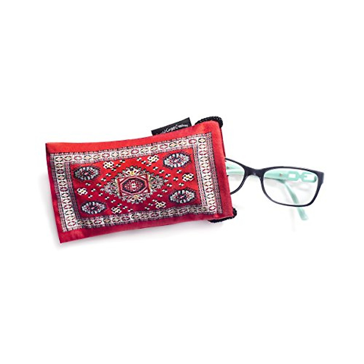 Oriental Carpet Woven Fabric Bookmark - 6 Bookmark Design Collection - Set #2 Beautiful, Elegant, Cloth Bookmarks! Best Gifts & Stocking Stuffers for Men,Women,Teachers & Librarians!