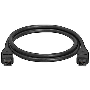 Cmple - 9 PIN/ 9PIN BETA FireWire 800 - FireWire 800 Cable - 3FT, Black