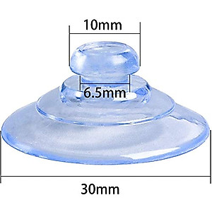 QDiShi 10 Pcs Radar Detectors Suction Cups for Clear Cobra Escort and Beltronics Radar Detector Mount