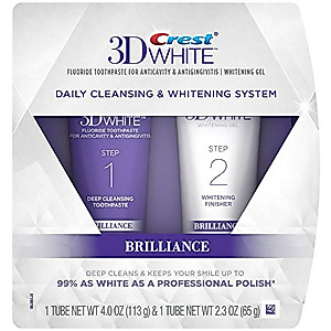 Crest Brilliance Daily Cleasning Toothpaste And Whitening Gel System - 4 Oz