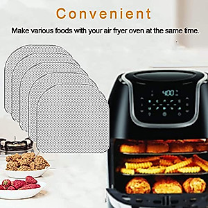 5 Pieces Dehydrator Racks Compatible for 6QT Power Air Fryer Oven,Chefman, Caynel, Air Flow Racks,Dehydrate Fruits and Meats,Air Fryer Oven Accessories