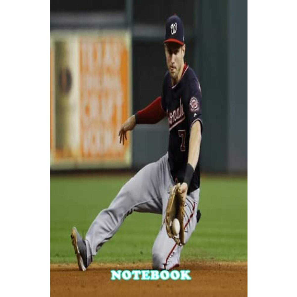 Notebook : Trea Turner Lined Notebook Journal, 100 Pages - Thankgiving Notebook Blank Ruled Writing Journal #492