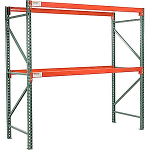 Global Industrial Teardrop Pallet Rack Starter, 48"W X 48"D X 120"H