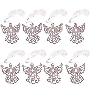 8 Pack Fashion Craft Angel Bookmark Favors,Wedding Favors Gifts,Gift Boxed Book Lovers Collection Angel Bookmark