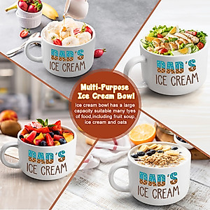 YEUYUQIU Gifts for Dad from Daughter Son - Birthday Gifts for Dad Father, Dad's Ice Cream Bowl Ice Cream Shovel Present, Ideal Father’s Day Gift, Fathers Day or Christmas Gift for Dad