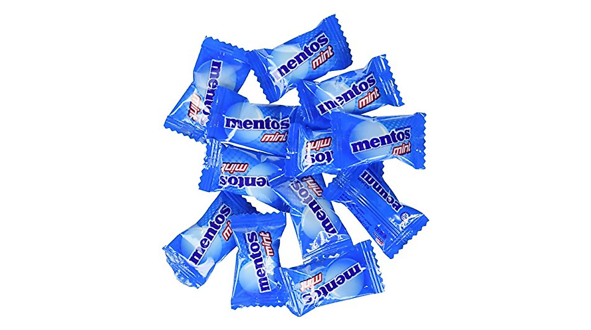 Mentos Chewy Fresh Mint Candy | 110 Pieces for Parties & Office
