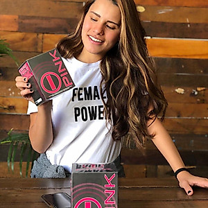 3 Individual Sachets of bHIP Pink Hormones Vitamins Drink Mix for Today's Busy Women,Provide Hours of Natural Energy & Perfect for Intense Workouts(Support Noni Gia & i-Blue),Bonus A Color Shaker Cup.