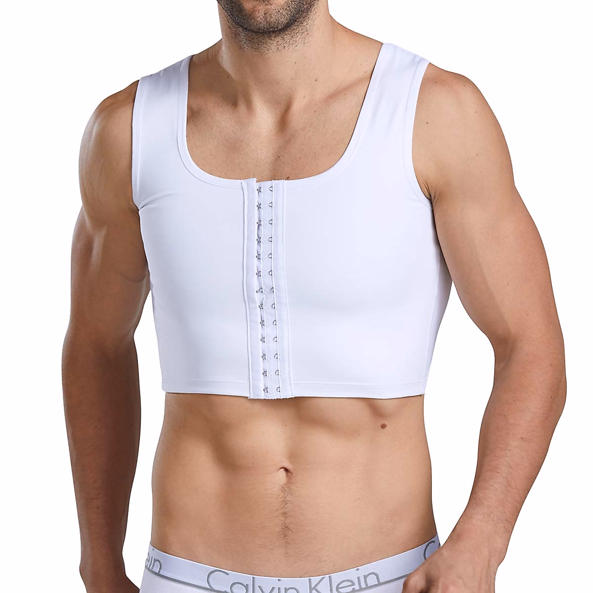 NonEcho Fajas para Hombres Slimming Body Shaper Corset Compression Shirts Hide Gynecomastia Chest Vest