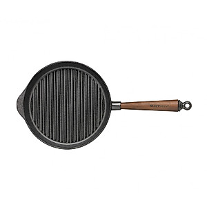 Skeppshult Walnut Round Grill Pan, 9.75 inch