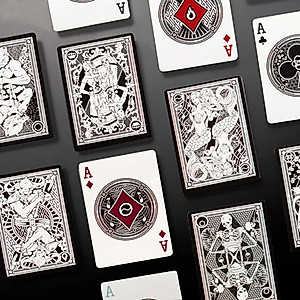 7 Deadly Sins Playing Cards - Seven Premium Themed Decks - Dante's Inferno, The Divine Comedy - Unique, Hand-Illustrated, 300gsm Black Core Stock, Poker Size, Standard Index - Party Games & Cardistry