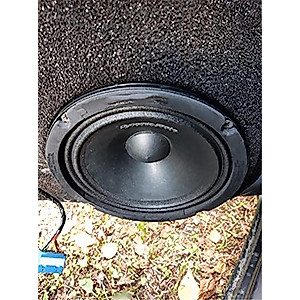 2-piece 6.5 Inch Car Speaker Waterproof Cover Car Speaker Protection Cover Abs Plastic Waterproof Horn Gasket Audio Speaker Ring Car Horn Gasket Protection Cover Car Modification Parts