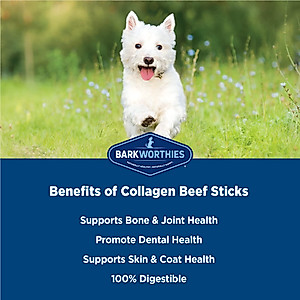 Barkworthies Chicken Wrapped Collagen Sticks Dog Treats (6-Inch, 3-Count)