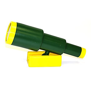 Eastern Jungle Gym Extra Large Plastic Toy Telescope Swing Set Accessory Green for Outdoor Wooden Swing Set