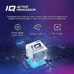 VIZIO V-Series 55" Class V-Series 4K (2160p) UHD LED Smart TV with HDR for Immersive Home Entertainment + Free Wall Mount (No Stands) - V555-H11 (Renewed)