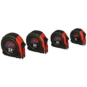 ATD Tools (330 4-Piece Measure Tape Set