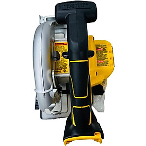 DEWALT DCS566 20V Circular Saw, 20V Cordless Brushless 6.5"" Circular Saw (Bare Tool Only, Bulk Packed), Yellow