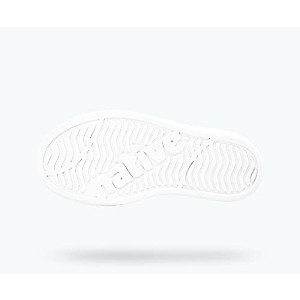 Native Shoes Kids Jefferson Hero Sneaker for Little Kids - Vegan, Eva Outsole and Outsole Shoes Jiffy Black/Shell White 12 Little Kid M