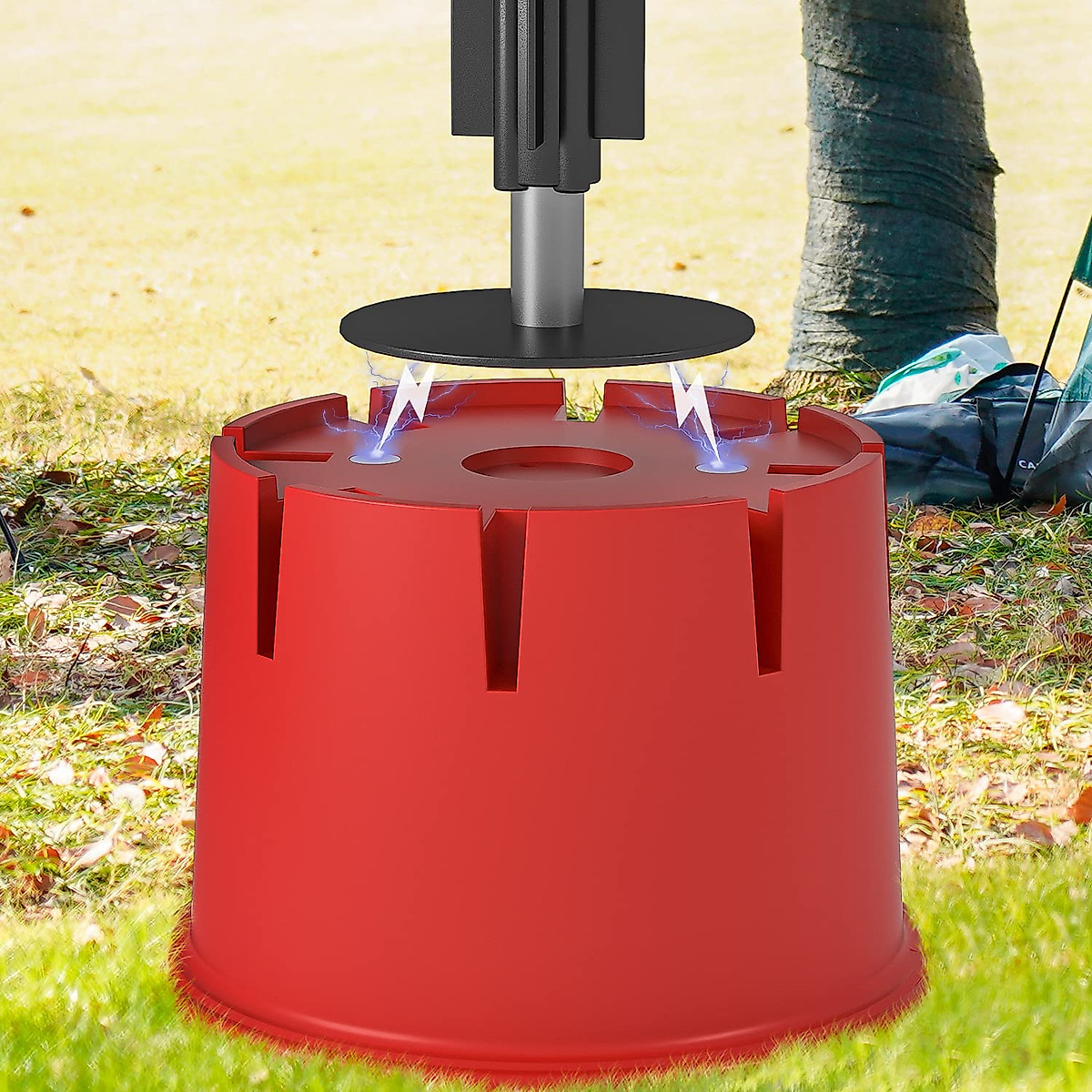 Rophor Trailer Jack Block, RV Jack Blocks for Travel Trailer 5th Wheels Hydraulic Jack, Up to 6,500 lbs, Stabilize Your RV, Trailer, Camper Pack of 2 with Carrying Bag