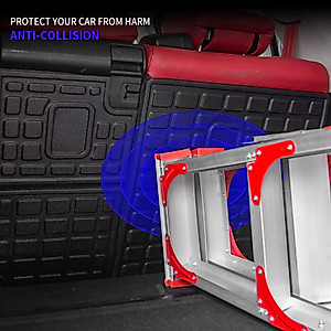 Rongtaod Cargo Mat Compatible with 2010-2024 Toyota 4Runner 5 Seats Trunk Mat Cargo Liner Back Seat Cover Protector 2023 Toyota 4 Runner Accessories (Trunk Mat+Backrest Mats,Fit without Sliding Tray)