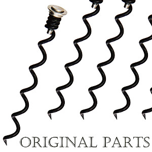 3 Pack Replacement Corkscrew Spiral, Replacement Worm for Brookstone Wine Opener and Keissco Wine Opener Only