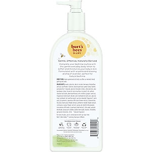 Burt's Bees Baby Nourishing Lotion with Lavender, Calming Baby Lotion, Pediatrician Tested, 99.0% Natural Origin, 12 Ounces