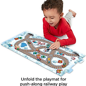 Thomas & Friends MINIS Advent Calendar 2022, Christmas gift, 24 miniature toy trains and vehicles for preschool kids ages 3 years and up