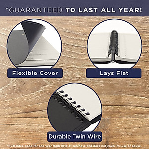 AT-A-GLANCE 2022 Weekly & Monthly Appointment Book & Planner by AT-A-GLANCE, 7" x 8-3/4", Medium, Recycled, Black (70951G05)