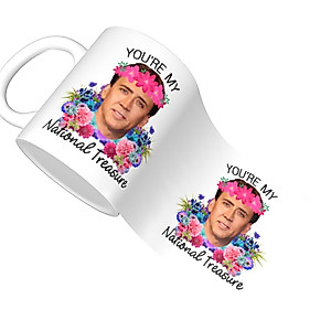 SCSF Coffee Mug For Coffee Lover - You're My National Treasure Tea Cup -11 Ounce