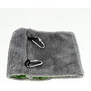 Winter Warm Bird Nest House Hammock Hanging Bed Toy Hut Hideaway for Hamster Parakeet Cockatiel Budgie Finch Canary Conure Lovebird Cage Perch Stand