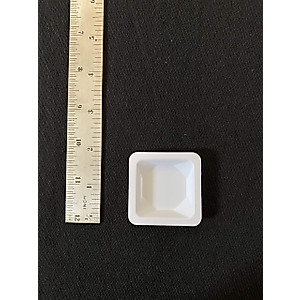 Standard Weighing Boats, W-S46-WH-50, 46mm, Small, White, Pack of 50