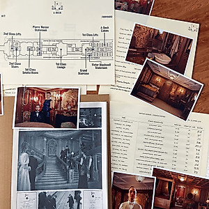 Titanic Unsolved Murder Mystery Case File Game | Murder Mystery Game for Adults | Games for Adults | Detective Case Files