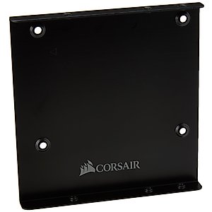 Corsair SSD Mounting Bracket Kit 2.5" to 3.5" Drive Bay(Cssd-Brkt1), Black