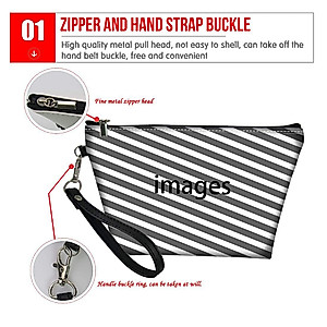 Mumeson Lightweight Portable Travel Cosmetic Bag Tropical Dachshund Make Up Toiletry Organizer Bag