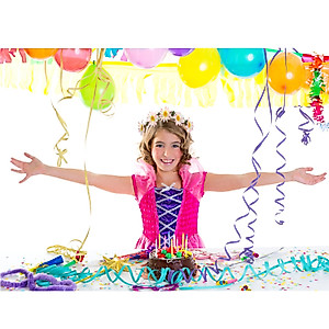 eBoot Multicolor Daisy Flower Headband Crown with Adjustable Elastic Ribbon, 5 Pieces (Multicolor B)