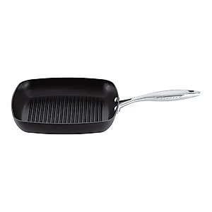 Scanpan Professional 10.5” Square Grill Pan - Easy-to-Use Nonstick Cookware - Dishwasher, Metal Utensil & Oven Safe - Made in Denmark