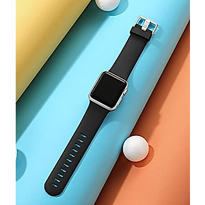 Haveda Compatible for Apple Watch Band 41mm 38mm 40mm 45mm 42mm 44mm, Soft Silicone Sport Replacement Strap Compatible with iWatch SE Series 7 Series 6/5/4/3/2/1 Women Men