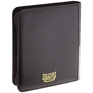 Arcane Tinmen Dragon Shield Card Binder – Card Codex Zipster Binder: Small Black - Trading Cards – Card Games - Compatible with Pokemon Yugioh Magic the Gathering MTG TCG OCG & Hockey Cards