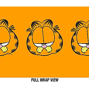 Garfield OFFICIAL Garfield Big Head 24 oz Insulated Canteen Water Bottle, Leak Resistant, Vacuum Insulated Stainless Steel with Loop Cap, Black