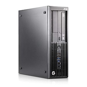 HP Desktop Computer with Windows 10, Workstation Compaq Small Form Factor Elite PC, Quad Core i5-4570 3.20 GHz, 8GB DDR3 RAM, 120GB SSD, DualBand WiFi, DVD-RW, USB 3.0, DisplayPort (Renewed)