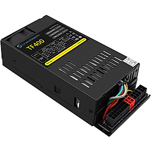 Flex ATX Power Supply 350W 1U Fully Modular PSU 90-264V AC with 1x20/24Pin Mainboard Power,2xSATA Ports, 2xIDE Fan Power for Rack Mount Case Desktop Server POS AIO System