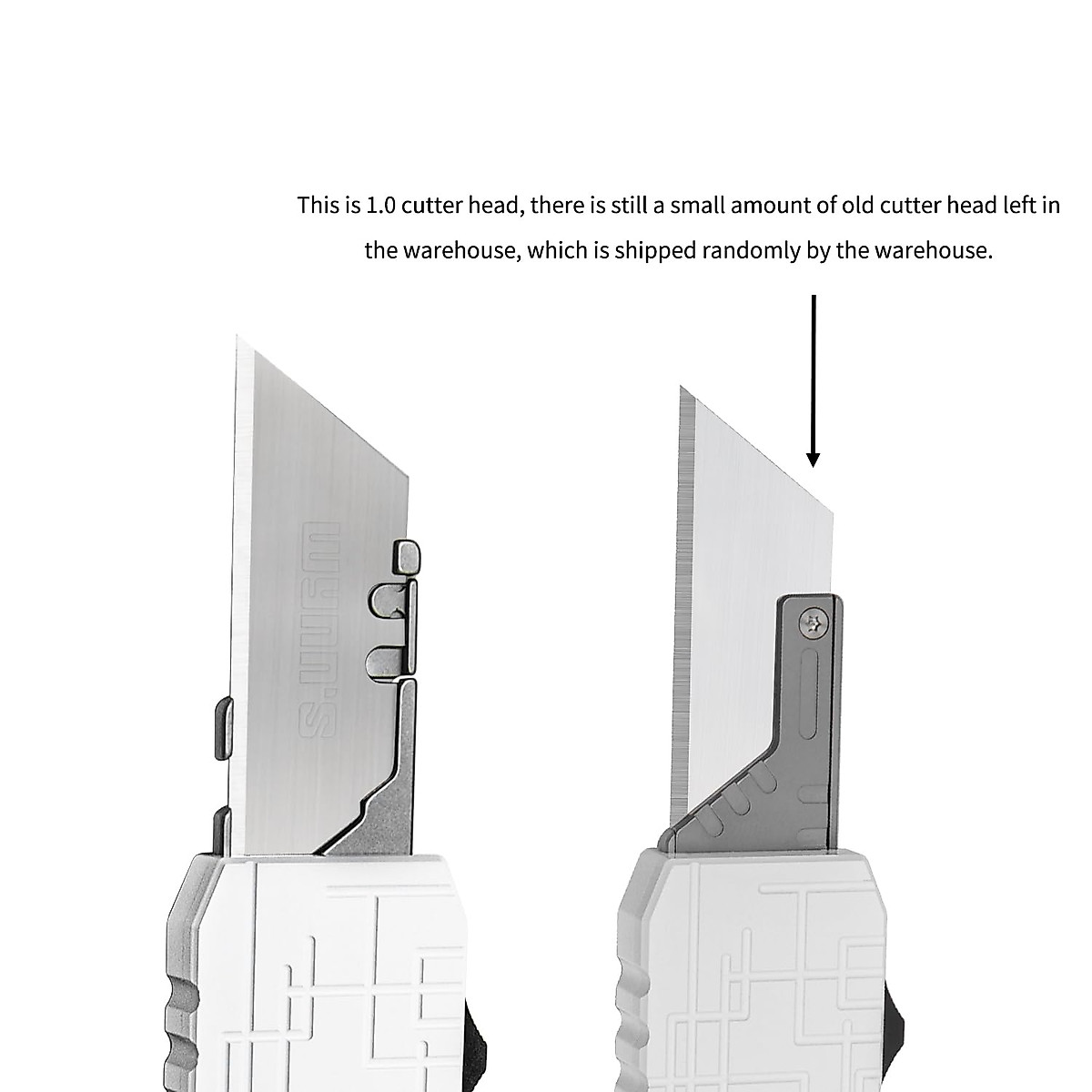 TGZUO Aluminium Alloy Utility Knife with Clip Small EDC Telescopic Retractable Box Cutter Knife Pocket 10pcs Carbon Steel Blades (Black)